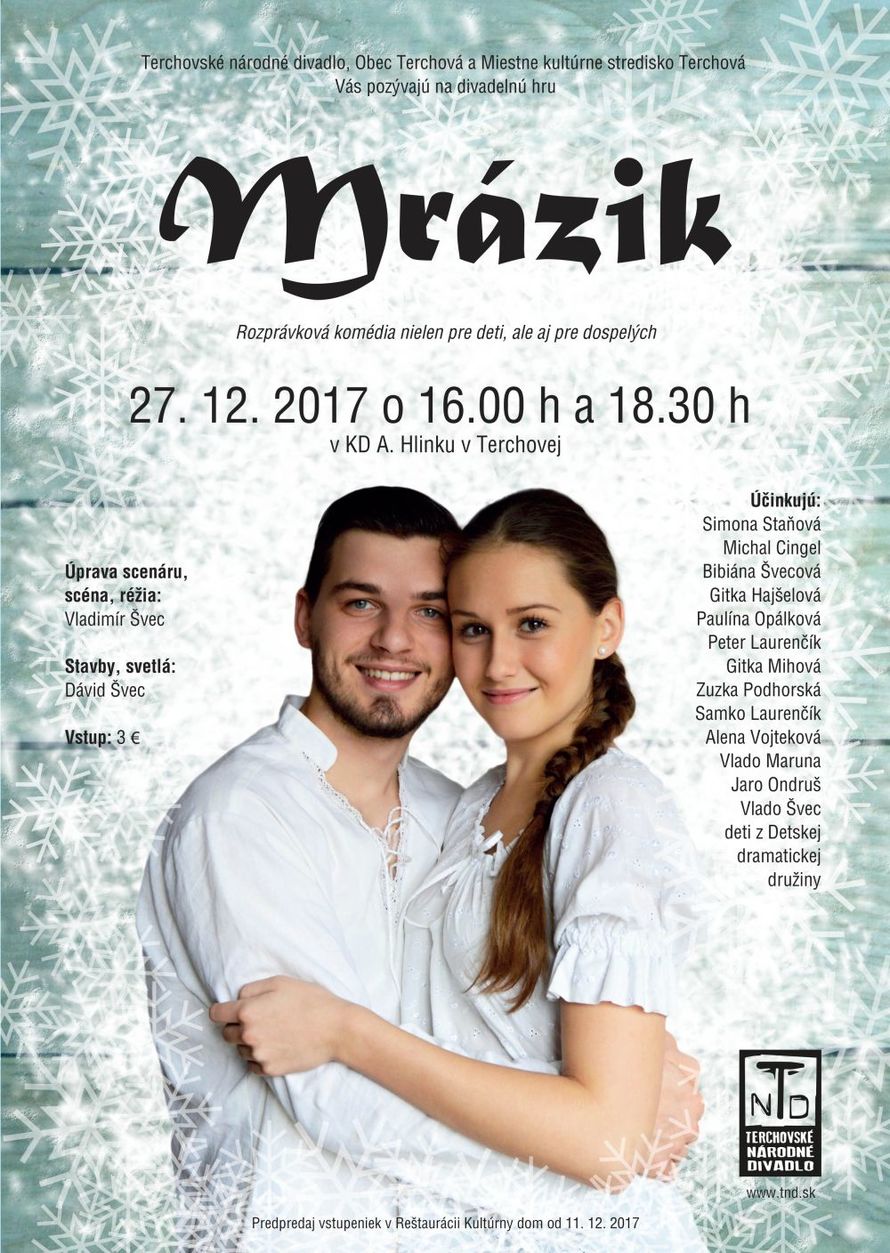 Divadelná hra Mrázik - Obec Terchová
